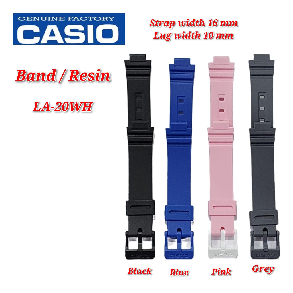 Genuine Casio LA-20WH Replacement Parts - BAND/RESIN – Kemuja